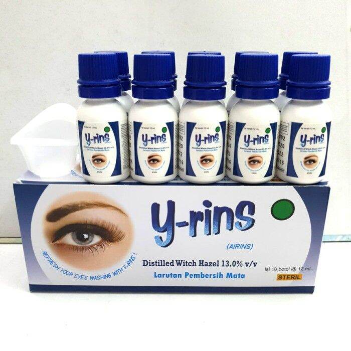 SEHATSTORE -Y-RINS PEMBERSIH MATA ISI 10 DAN 2 BOTOL ORIGINAL | Lazada ...