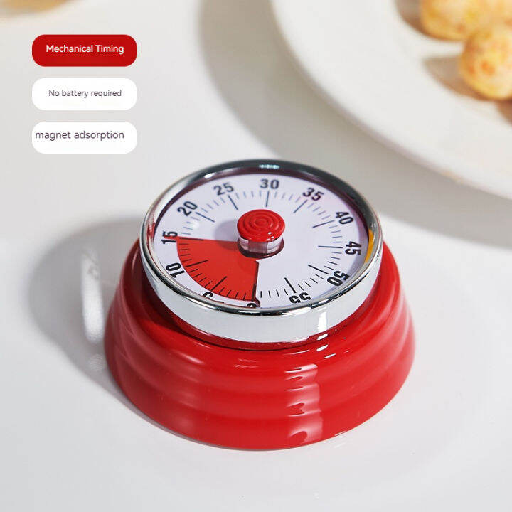 Kitchen Timer Stainless Steel Mechanical Cooking Timer Magnetic 60 ...
