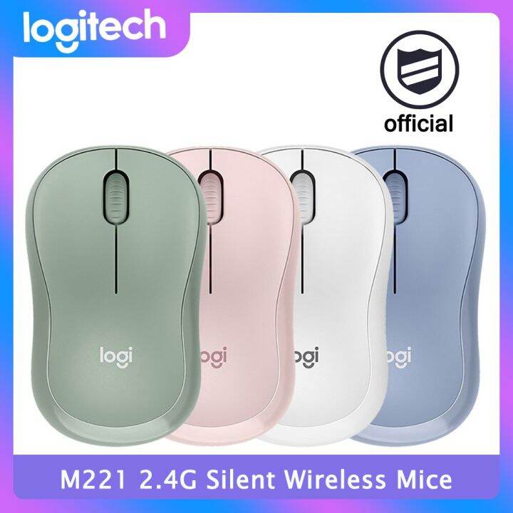 Logitech M221 2.4G USB Silent Mouse 1000dpi 3 Buttons Optical Wireless ...