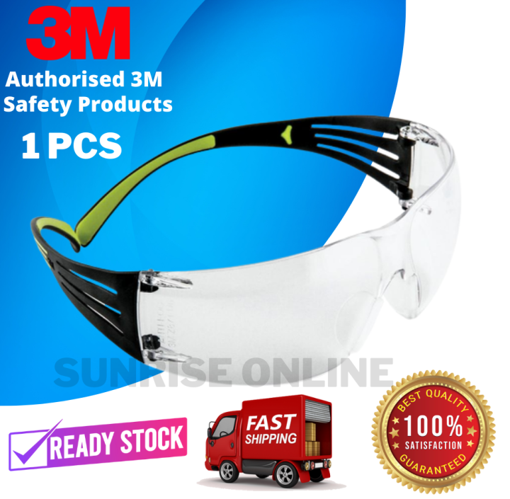 (ORIGINAL) 3M SecureFit Protective Eyewear SF401AF (Clear) Safety ...