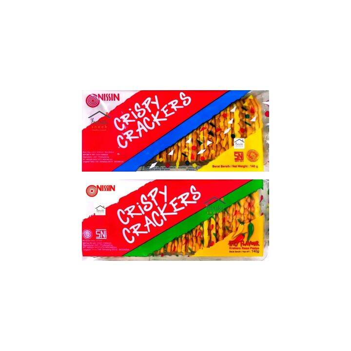 Nissin Crispy Crackers Kue Biskuit Jadul Berbagai Varian Pilih Rasa ...