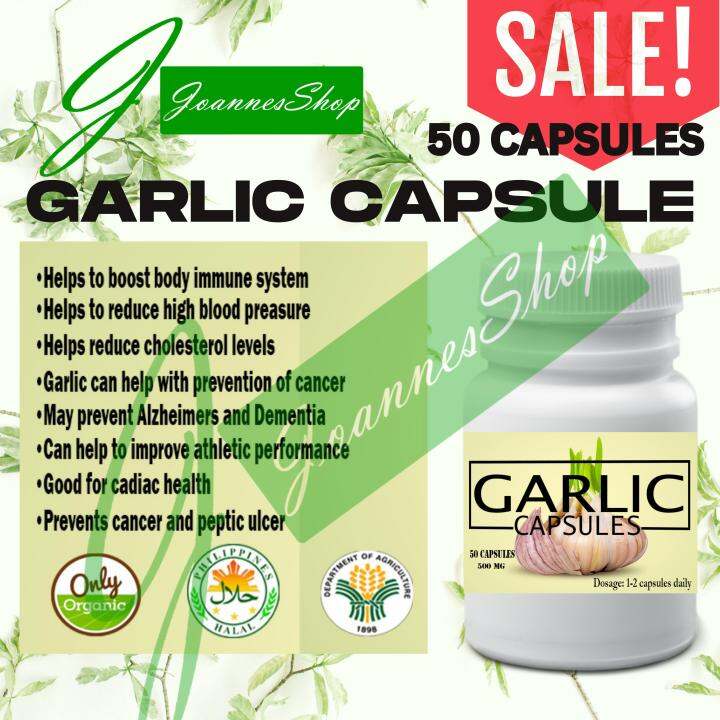 Garlic Capsule 50Cap | Lazada PH