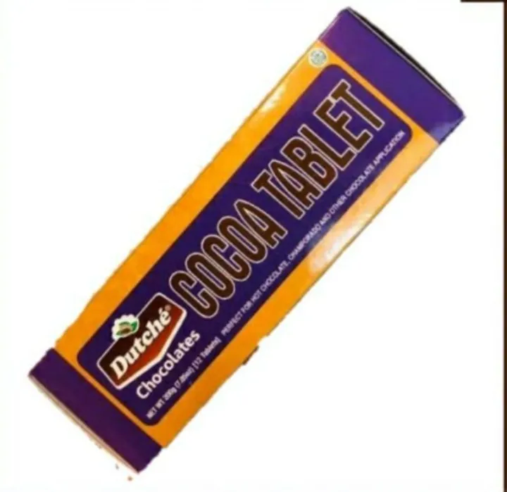 COCOA TABLET 12pcs per box, for hot choco,champorado & other chocolate ...