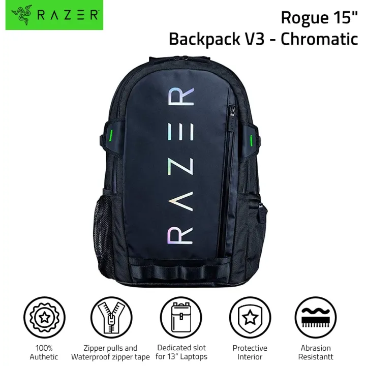 Razer Rogue 15" Backpack V3 Compact Travel Backpack with 15" Laptop ...