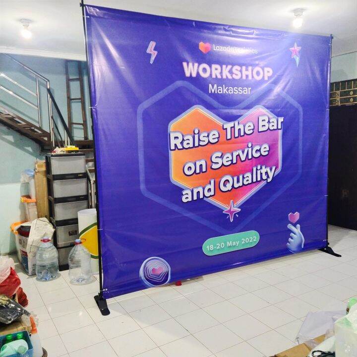 Jumbo Banner - Giant Banner - Backwall ukuran 2.4meter x 3 meter ...