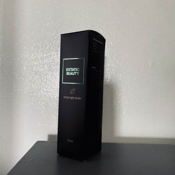 EXTATIC BEAUTY Retinol Night Serum - Retinol + Niacinamide - 30ml ...