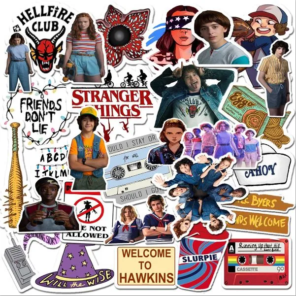 Stranger Things Stickers 50pcs Lazada Ph