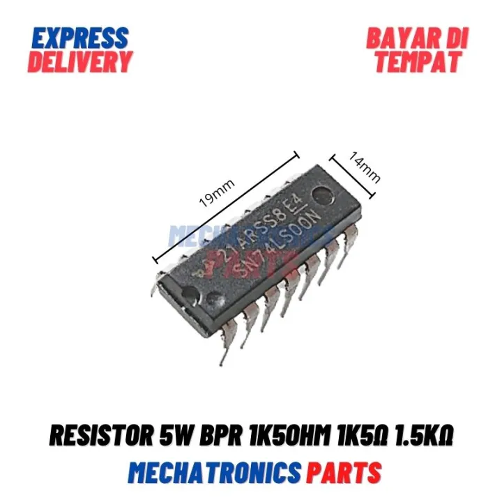IC TTL 74LS00 7400 Quad NAND Gate Logic | Lazada Indonesia
