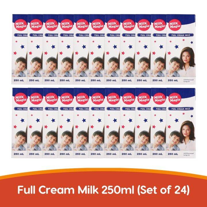 BelowSrp Grocery Milk Magic Full Cream Milk Drink 250ml (Set of 24 ...