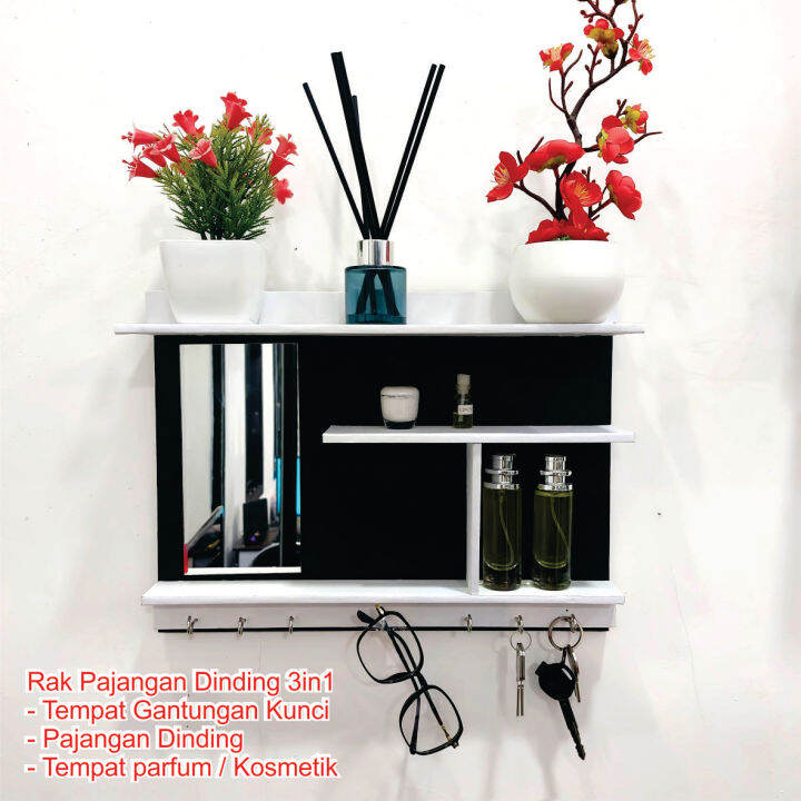 Hiasan dinding Rak pajangan dan tempat gantungan kunci | Lazada Indonesia