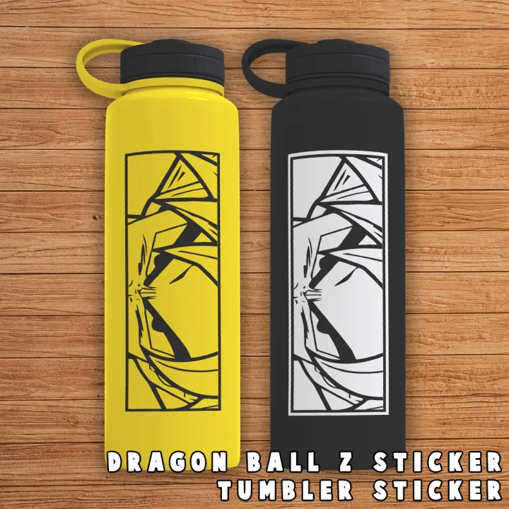 Aquaflask Tumbler Sticker Dbz Sticker Dragon Ball Z Cut Out Waterproof Sticker For Tumbler