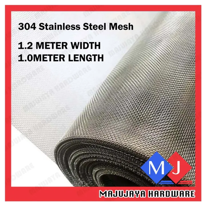 1METER Stainless Steel Wire Mesh SS 304 Mosquito Netting 20 Mesh ...