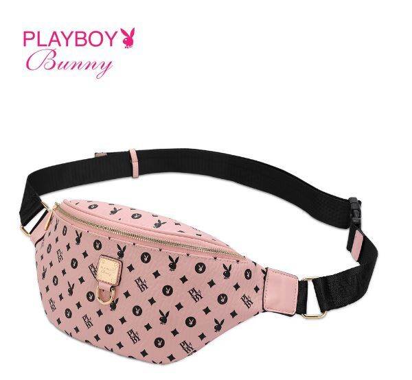 PLAYBOY BUNNY Monogram Waist Bag / Chest Bag BSQ 7685 | Lazada.co.th