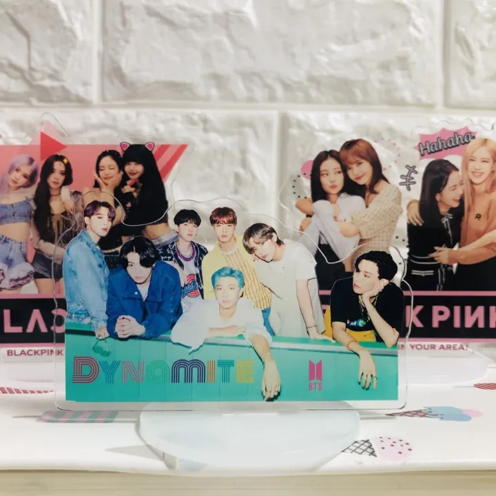 BTS Dynamite Album Desk Stand Kpop Blackpink Acrylic Standee Plates ...