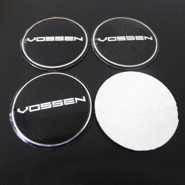 KLL 4pcs 56mm For Vossen Wheel Center Hub Cap Emblem Badge Stickers Car ...