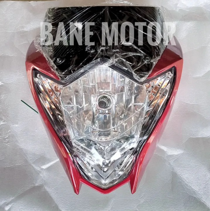 batok lampu depan Satria Fu facelift merah - headlamp Satria F150 2013 ...