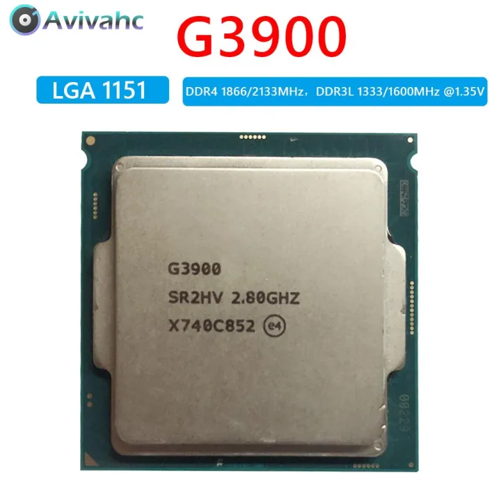 For Intel Celeron G3900 Dual Core for LGA 1151 for B250 B250C BTC CPU Mining Motherboard | Lazada PH