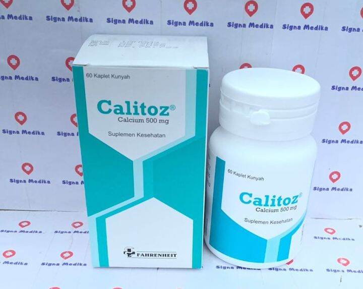 Calitoz/Calos 500mg Isi 60 Tablet - Multivitamin Kalsium | Lazada Indonesia
