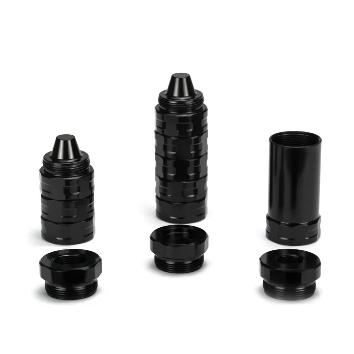 6.5''L 1.1''OD Mini 304 Stainless Steel 5/8x24 and 1/2x28 Modular ...