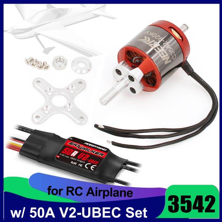 Neebrc outrunner động cơ không chổi than c3542 3542 920kv W/hobbywing Skywalker 50A V2 ESC Combo ...