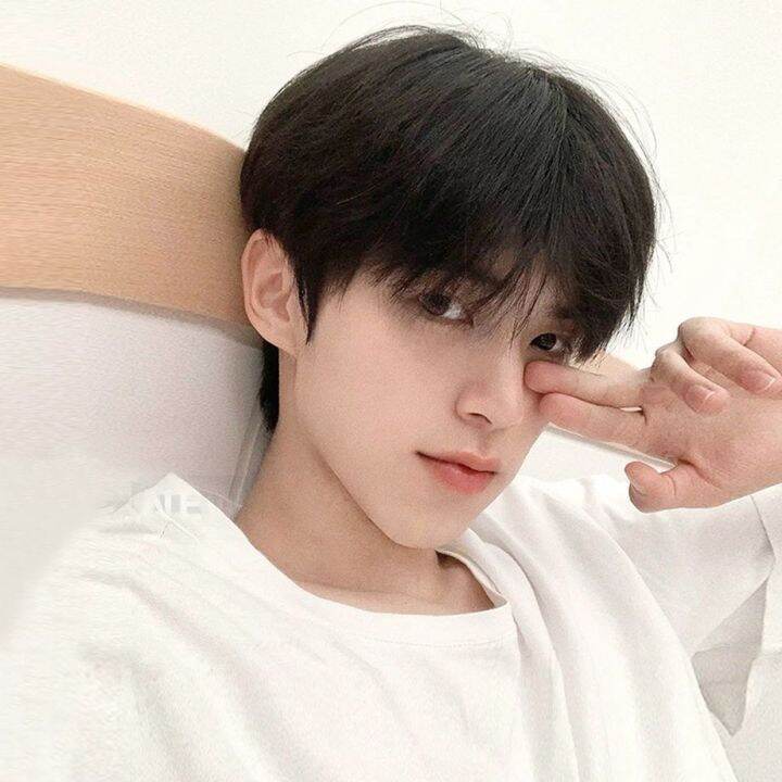 Wig lalaki maikling buhok Korean bersyon guwapo basag takip Internet ...