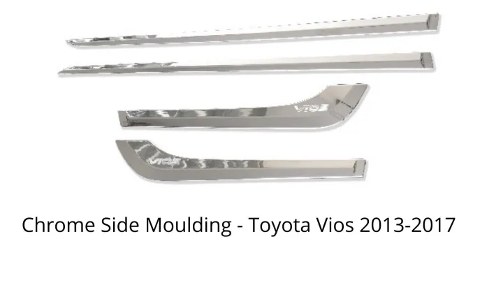 Toyota Vios Gen 3 2013 2014 2015 2016 2017 2018 Chrome Side Body ...