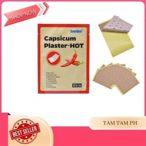 8 Pcs Pain Relieve Patch Chinese Medical Capsicum Plaster for Joints ...