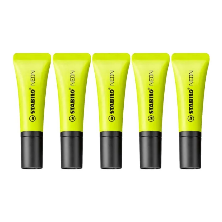 STABILO Neon - Yellow 5 pcs. | Lazada PH