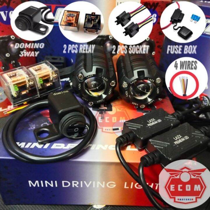 MINI DRIVING LIGHT V6 LAZX 4WIRES | Lazada PH