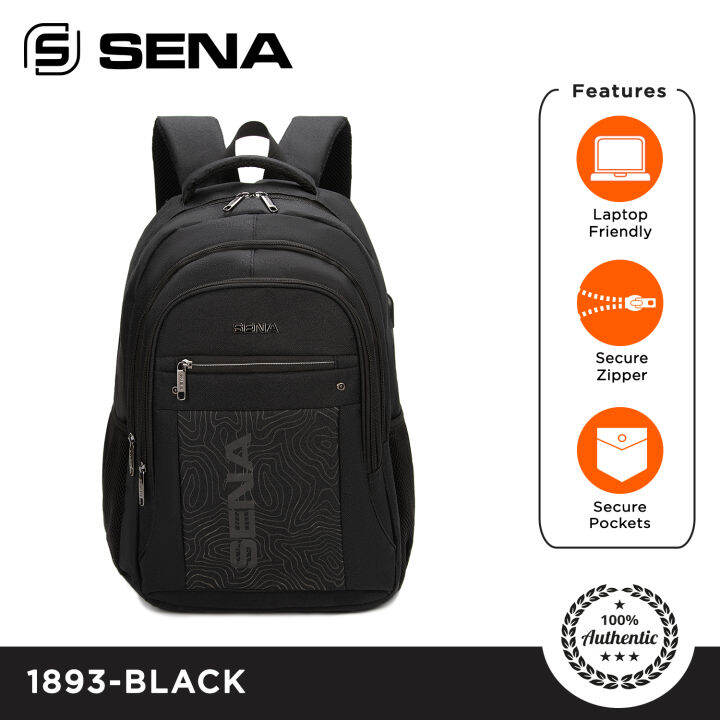 SENA-1893 Backpack Textured | Lazada PH