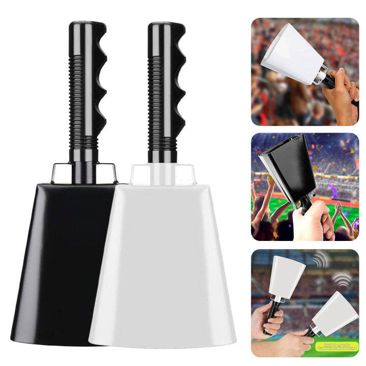 Space-saving Travel Cowbell Sturdy Iron Baffles Cowbell Cheer Your Team ...