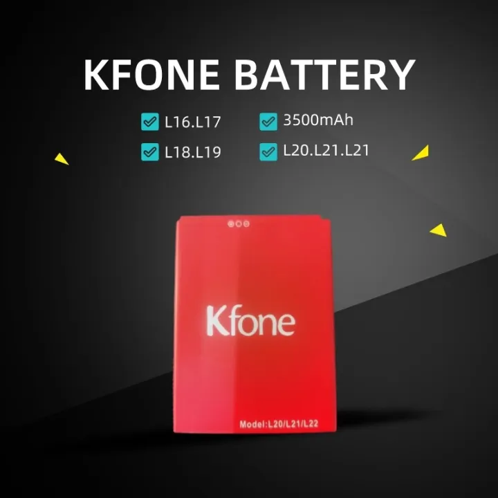 COD Kfone mobile battery original for L16、L17、L18、L19、L20、L21、L22 | Lazada PH