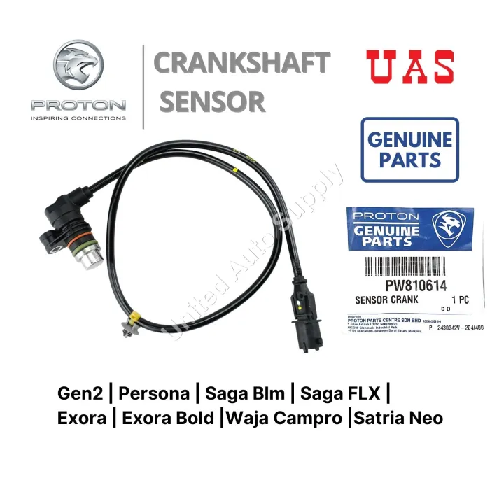 PROTON ORIGINAL Crankshaft Sensor Gen2 Persona Blm FLX Exora Exora Bold ...