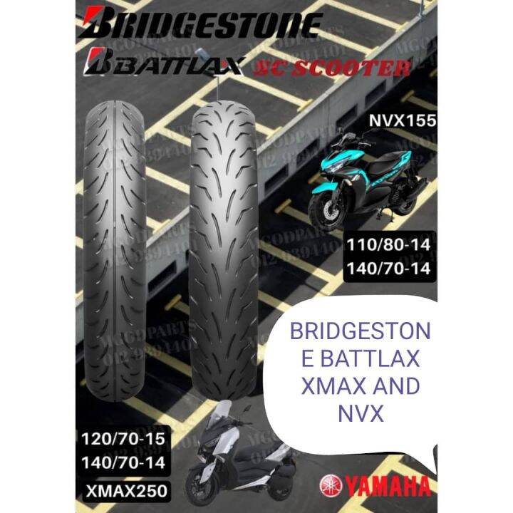2022 MADE} BRIDGESTONE SCOOTER FOR VESPA XMAX ADV160 NMAX ADV150 NVX155 ...