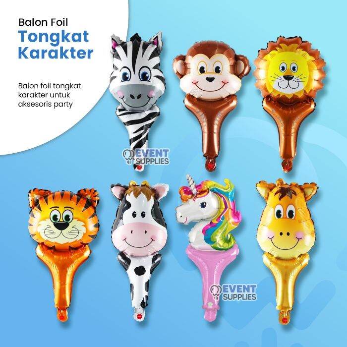 Balon Foil Tongkat Karakter Pentung Dekorasi Ulang Tahun Spongebob Paw ...