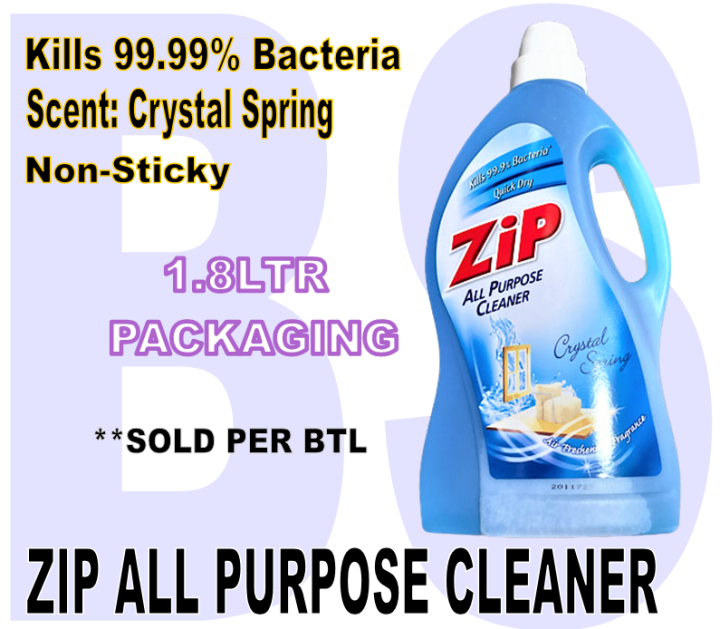 BANSOON ZIP All Purpose Cleaner. 1.8ltr Bottle. Removes stains and ...