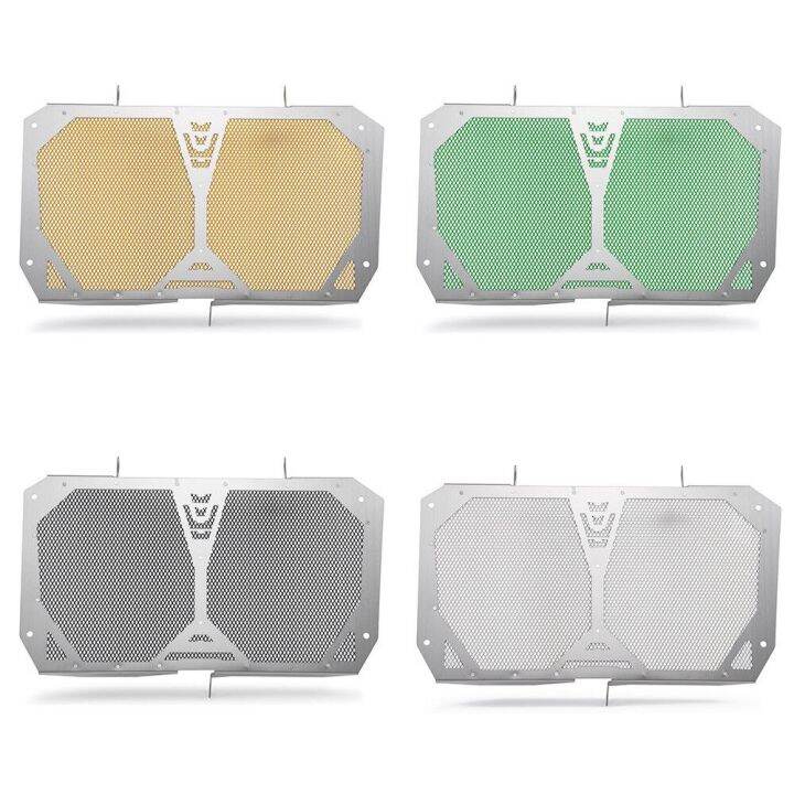 Allotmark Motorcycle Stainless Steel Radiator Guard Grill Cover Mesh ...