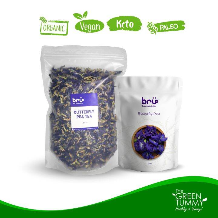 BRU Dried Butterfly Pea Tea Ternatea | Lazada PH