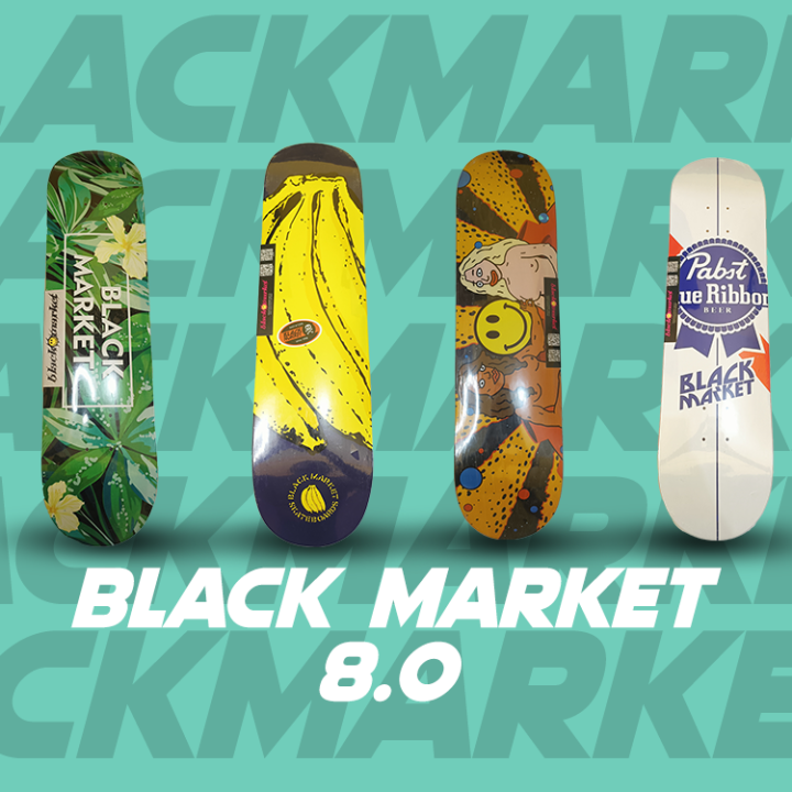 SKATEBOARD DECKS - Enjoi; Black Market; Sk8 Crime Decks - 8.0 | Lazada PH
