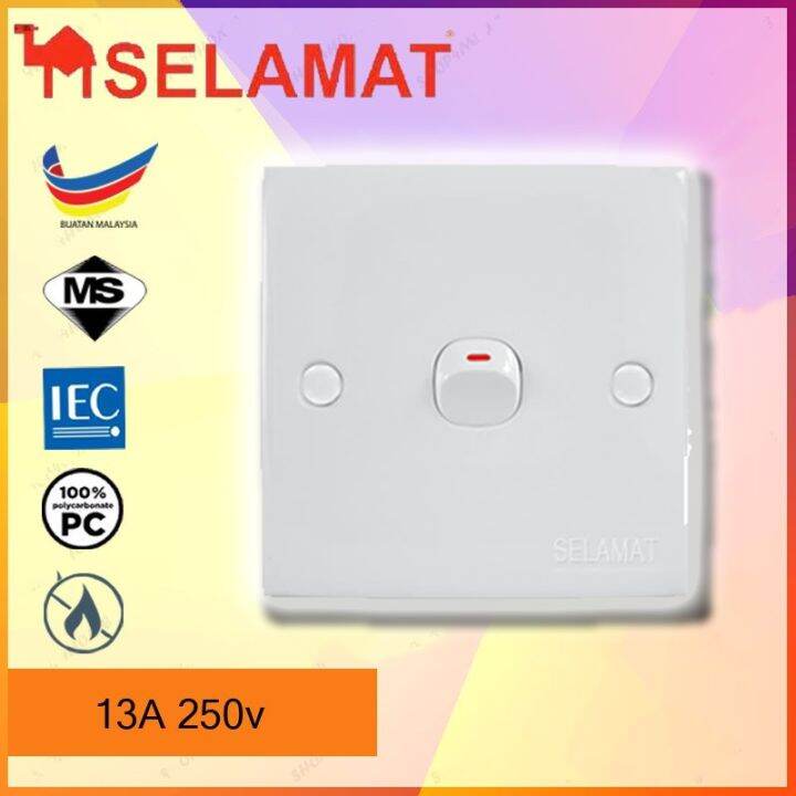 [READY STOK] switch 1 GANG 1 WAY SIRIM JKR SELAMAT 2K-101 1G1W 1 2 3 4 ...
