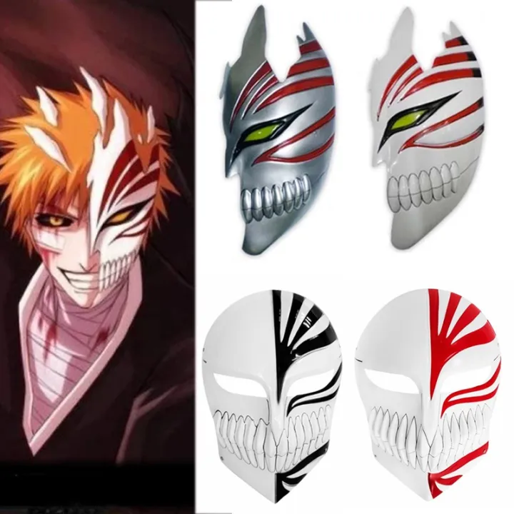 อะนิเมะ BLEACH Mask Kurosaki Ichigo Plastik Mask คอสเพลย์อุปกรณ์เสริม ...