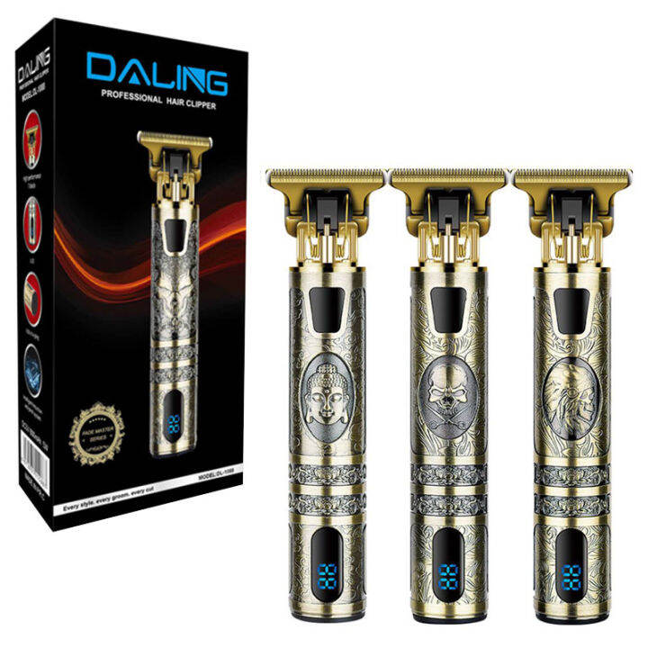 professional T-blade cordless hair clipper men‘s hair trimmer pro ...