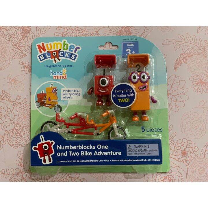 Numberblocks One and Two Bike Adventure Action Figures | Lazada PH