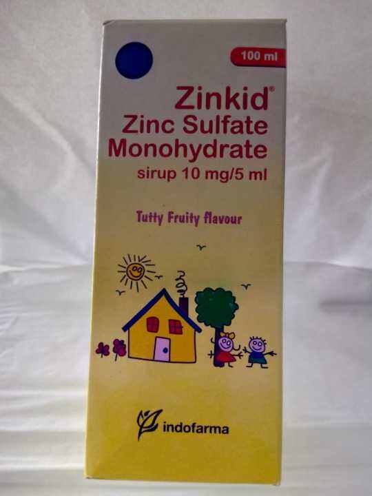 Zinkid syrup 100 ml - Pelengkap untuk pengobatan diare pada anak-anak ...