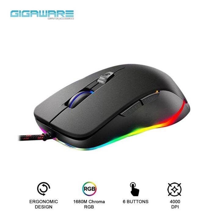 Gigaware Ziyou Lang V6 6-Buttons Gaming Mouse | Lazada PH