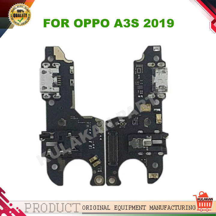 UI BOARD-CONNECTOR CHARGE-MIC-HANDSFREE PAPAN CAS OPPO A3S 2019 ...