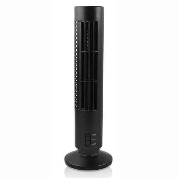 Black USB Mini Tower Desk Fan Cool Cooling Computer Notebook Office ...
