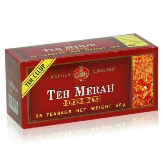 Teh Merah Cap Kepala Djenggot 50 gram 25 celup | Lazada Indonesia