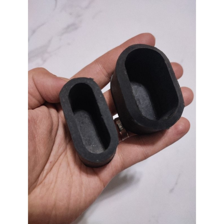 Oval Heavy Duty Black Rubber Footing | Lazada PH