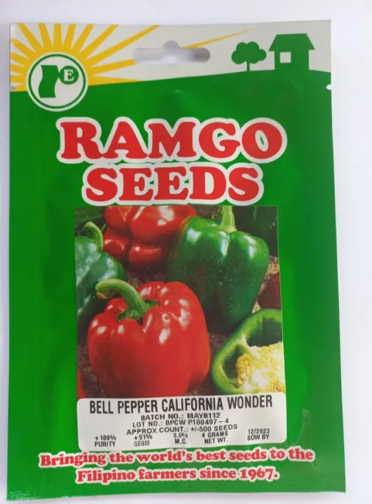 RAMGO SEEDS - BELL PEPPER SEEDS - SITAW SEEDS - CUCUMBER OR PIPINO ...